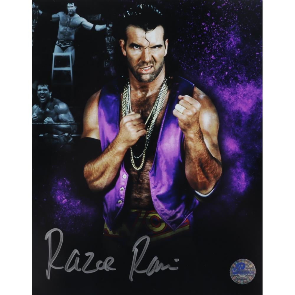 Razor Ramon Signed WWE 8x10 Photo (Pro Player Hologram) | Pristine Auction