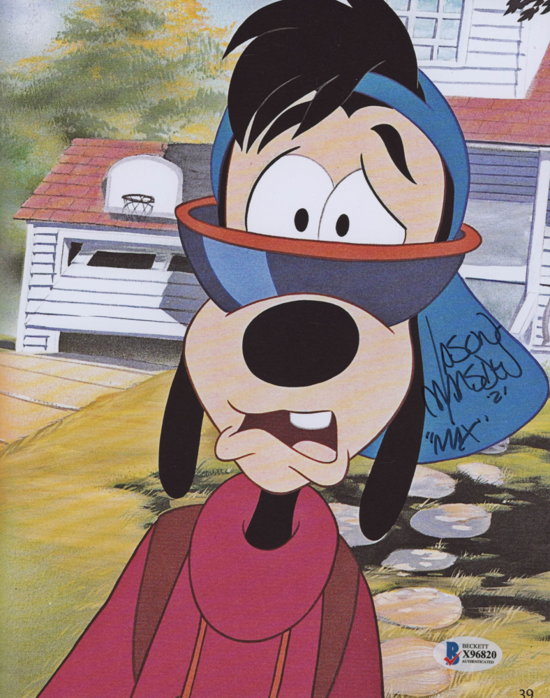 Jason Marsden Signed "A Goofy Movie" 8x10 Photo Inscribed "Max ...