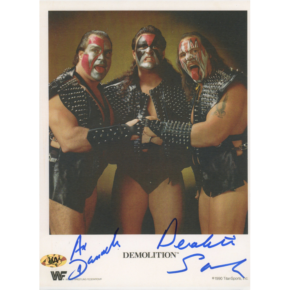Ax & Smash Signed "Demolition" 8x10 Photo (MAB Hologram) | Pristine Auction