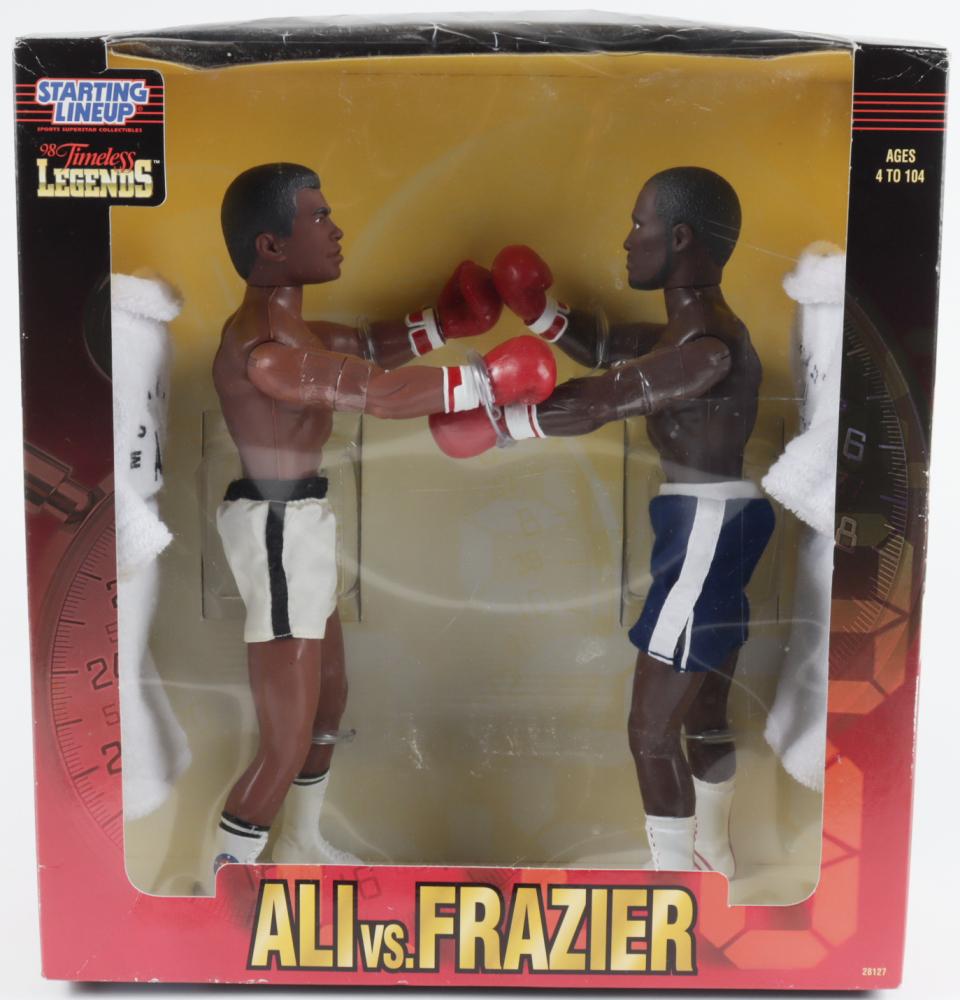 1998 Ali VS. Frazier Vintage XL Size Action Figures with Robes In ...
