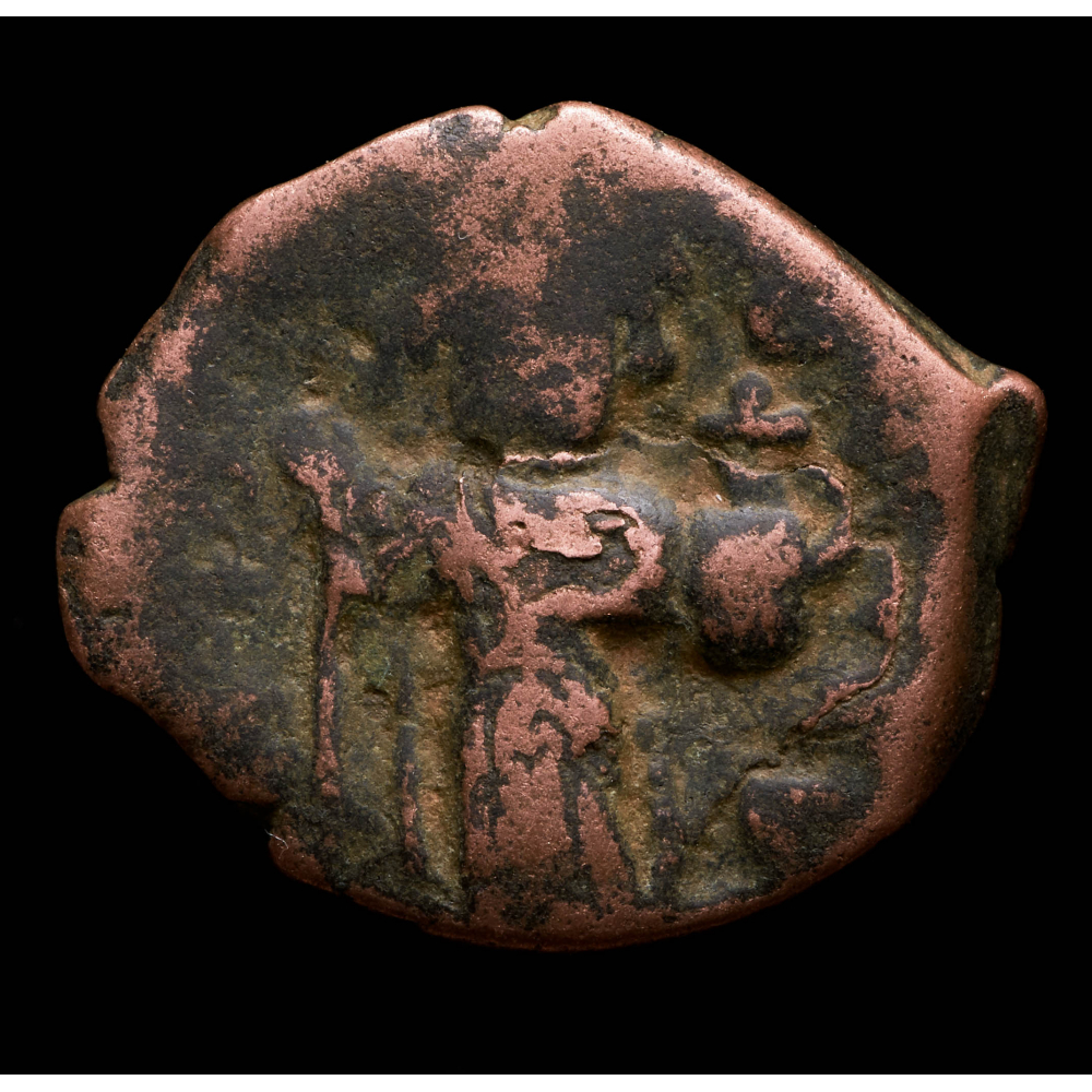 Byzantine Empire - Emperor Constans II AD 641-668 AE Follis Ancient ...