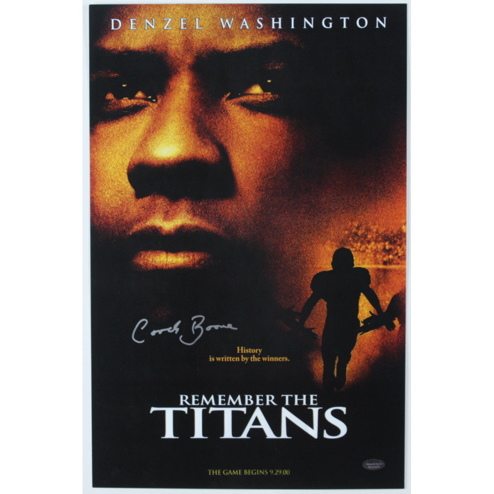 Herman "Coach" Boone Signed "Remember the Titans" 11x17 Poster ...