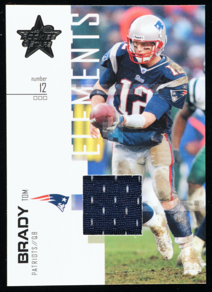 Tom Brady 2007 Leaf Rookies and Stars Elements Materials #108 ...