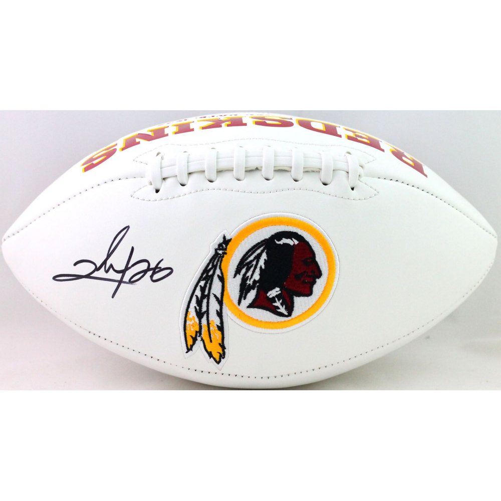 Clinton Portis Signed Redskins Logo Football (JSA) | Pristine Auction