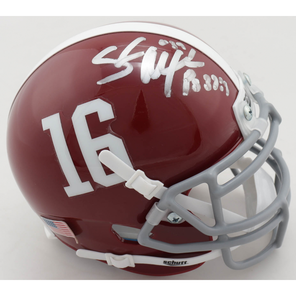 Shaun Alexander Signed Alabama Crimson Tide Mini-Helmet (PSA COA ...