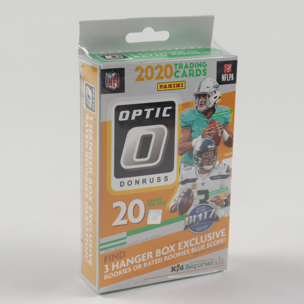 2020 Panini Donruss Optic NFL Football Hanger Box with (20) Cards ...