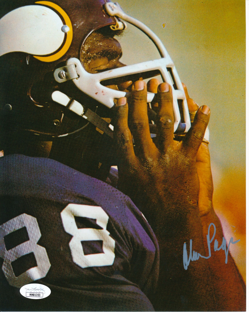 Alan Page Signed Vikings 8x10 Photo (JSA COA) | Pristine Auction