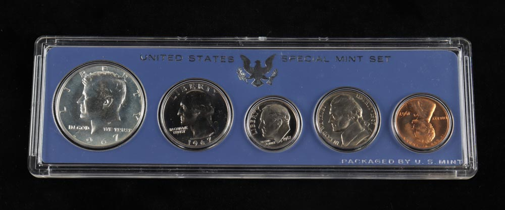 1967 United States Proof Set of (5) Coins | Pristine Auction