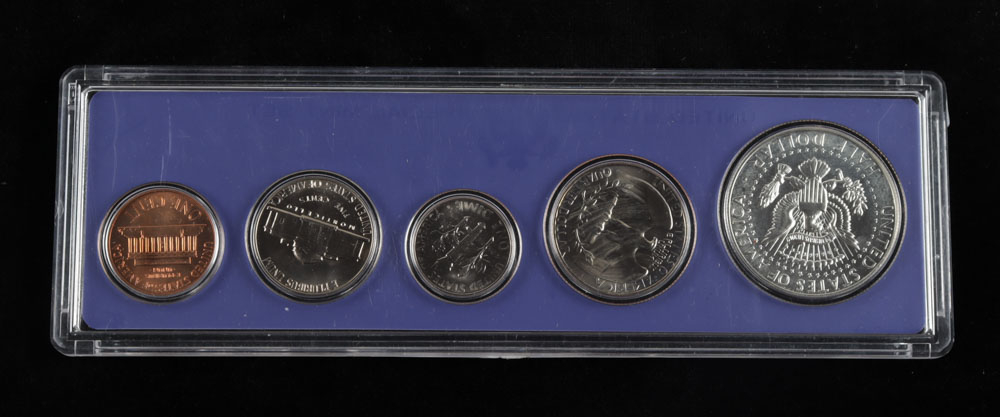 1967 United States Proof Set of (5) Coins with Silver .50c Coin ...