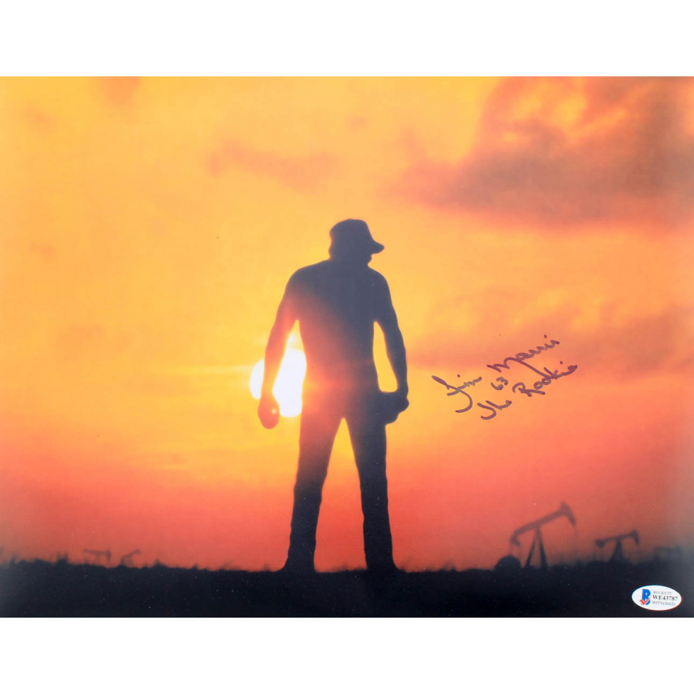 Jim Morris Signed "The Rookie" 11x14 Photo Inscribed "The Rookie ...