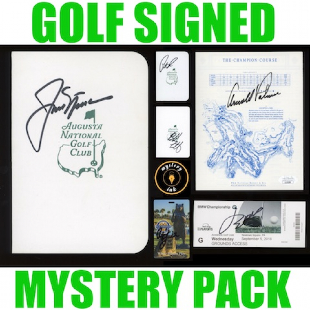 Mystery Ink Golf Signed Mystery Pack! 1 Golf Signed Item In Every Pack ...