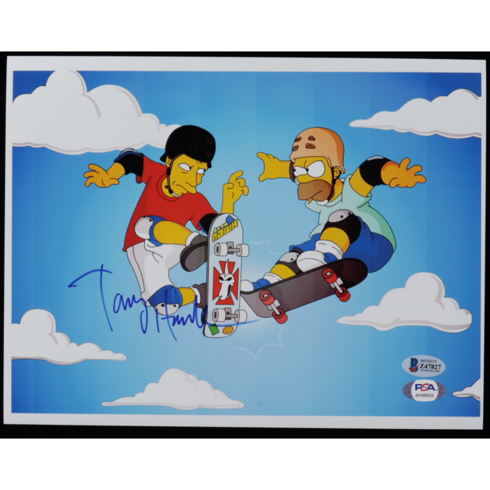 Tony Hawk Signed "The Simpsons" 8x10 Photo (Beckett COA) | Pristine Auction