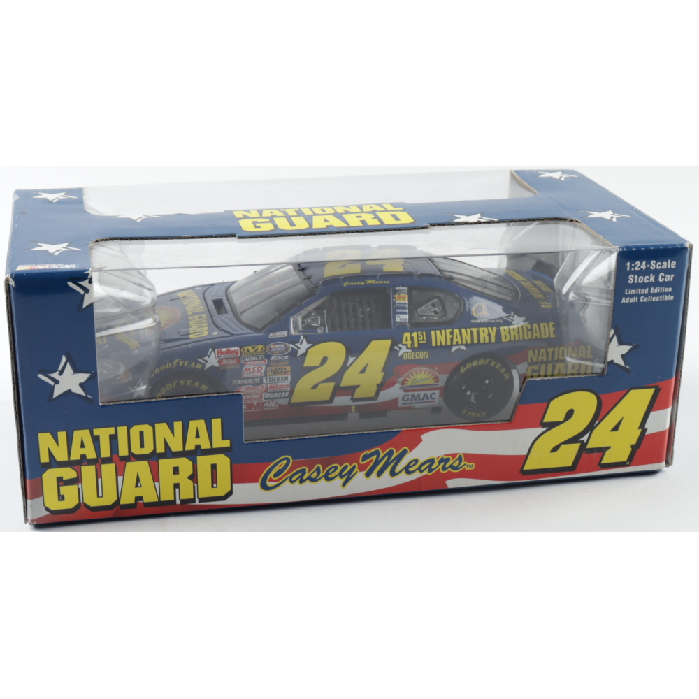 Casey Mears #24 National Guard 2007 Monte Carlo 1:24 Scale Die-Cast Car ...