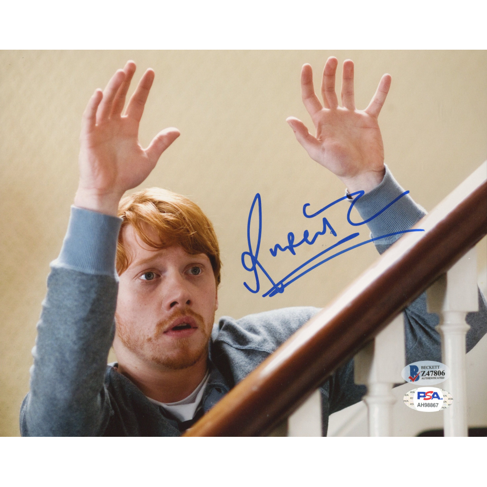 Rupert Grint Signed "Harry Potter" 8x10 Photo (Beckett) | Pristine Auction