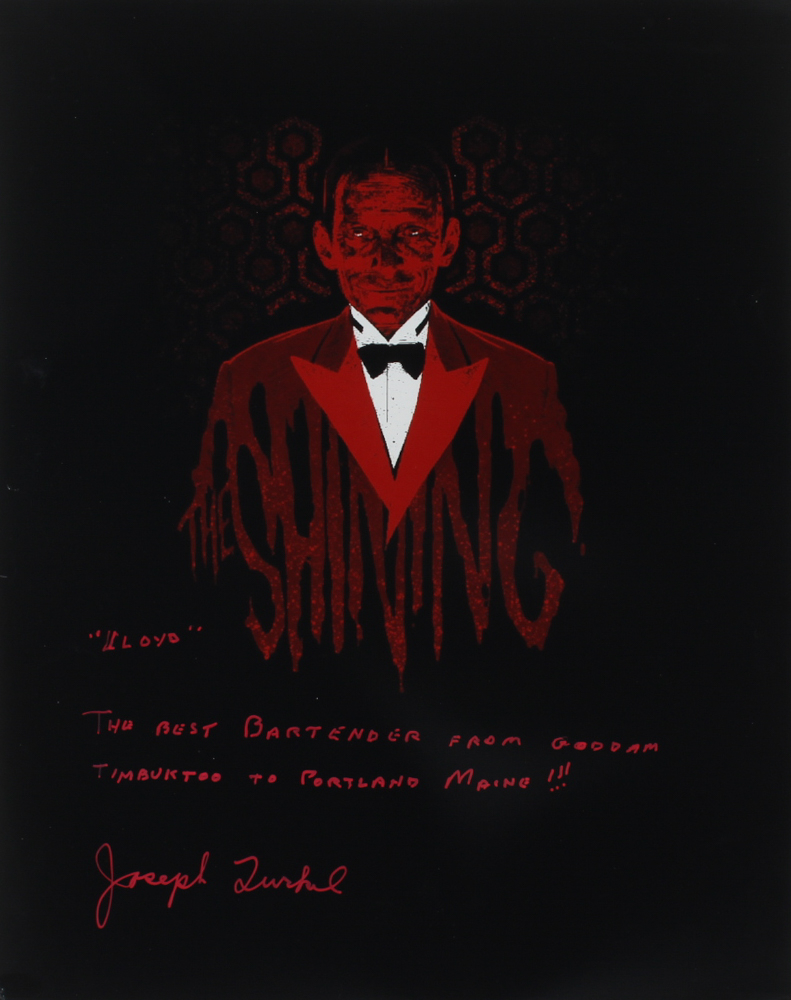 Joseph Turkel Signed "The Shining" 16x20 Photo Inscribed "Lloyd" & "The ...