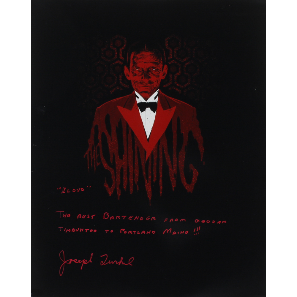 Joseph Turkel Signed "The Shining" 16x20 Photo Inscribed "Lloyd" & "The ...