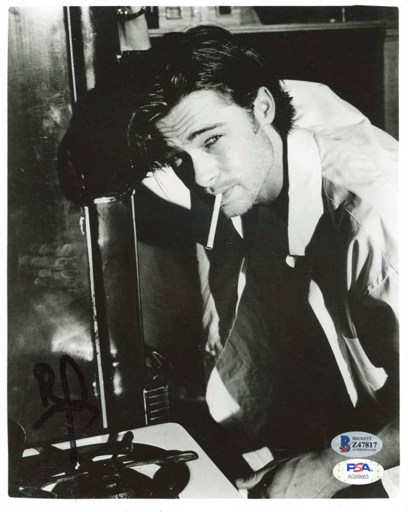 Brad Pitt Signed 8x10 Photo (Beckett COA) | Pristine Auction