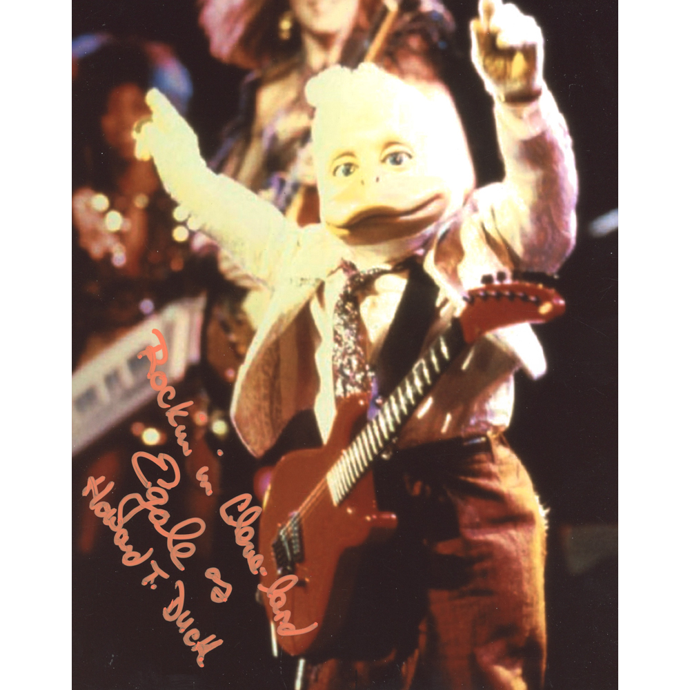 Ed Gale Signed "Howard The Duck" 8x10 Photo Inscribed "Rockin In ...