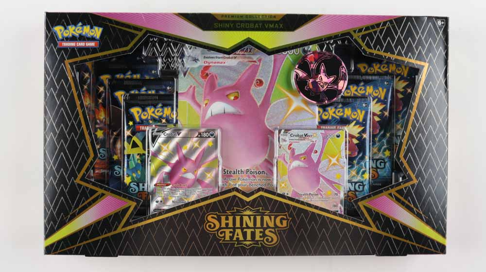 Pokemon TCG: Shining Fates Premium Collection – Shiny Crobat VMAX ...