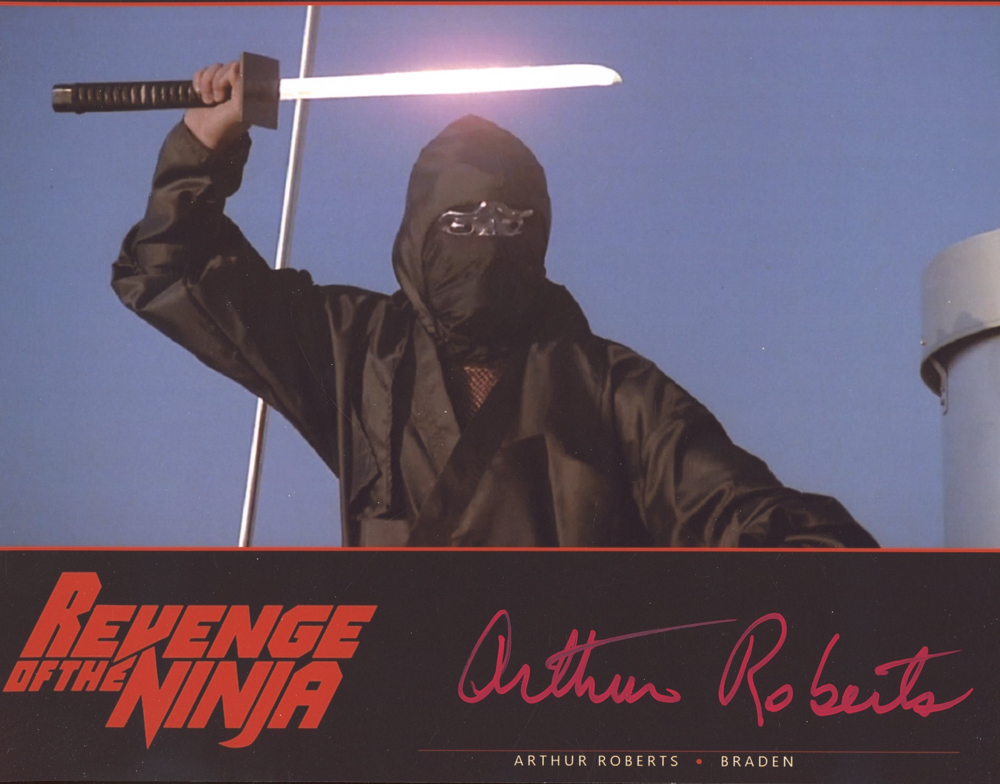 Arthur Roberts Signed "Revenge Of The Ninja" 8x10 Photo (AutographCOA ...