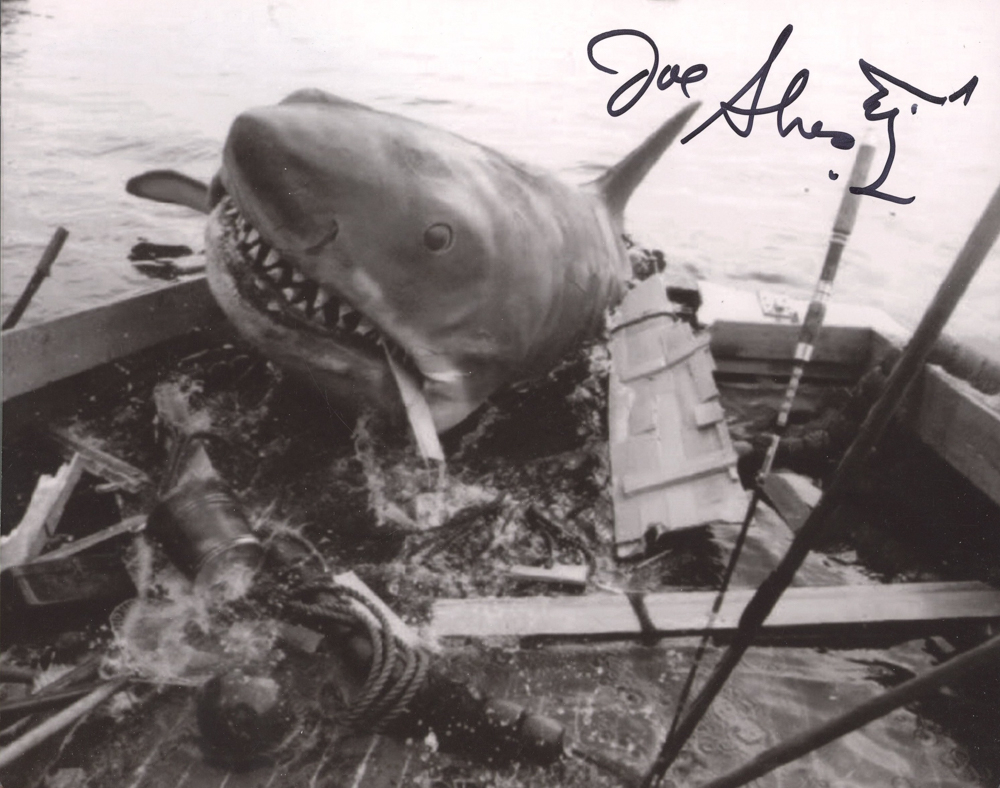 Joe Alves Signed "Jaws" 8x10 Photo with Hand-Drawn Sketch (AutographCOA ...