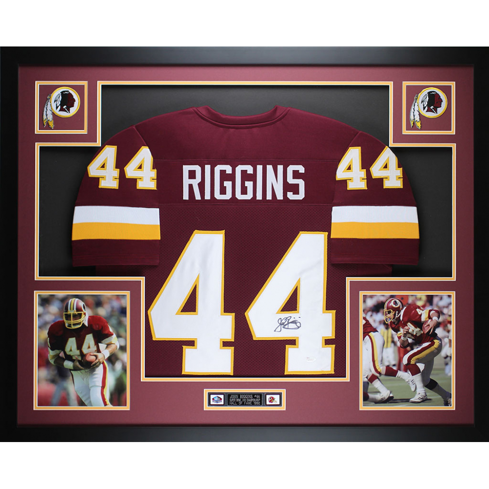 John Riggins Signed 35x43 Custom Framed Jersey (JSA COA) | Pristine Auction