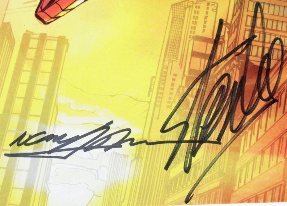 Stan Lee & Neal Adams Signed "The Amazing Spider-Man" 11x17 Print (JSA ...