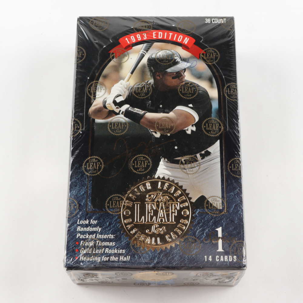 1993 Leaf Series 1 Baseball Hobby Box of (36) Packs | Pristine Auction