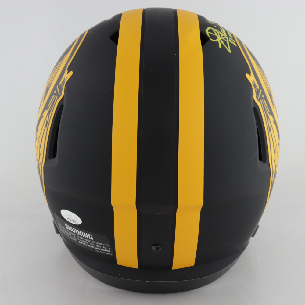 Joe Theismann Signed Redskins Full-Size Eclipse Alternate Speed Helmet ...