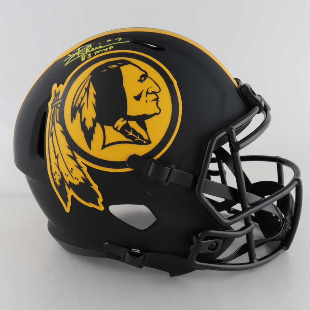 Joe Theismann Signed Redskins Full-Size Eclipse Alternate Speed Helmet ...