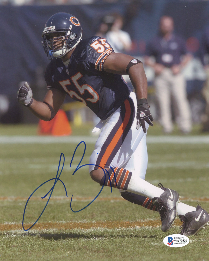 Lance Briggs Signed Bears 8x10 Photo (Beckett Hologram) | Pristine Auction