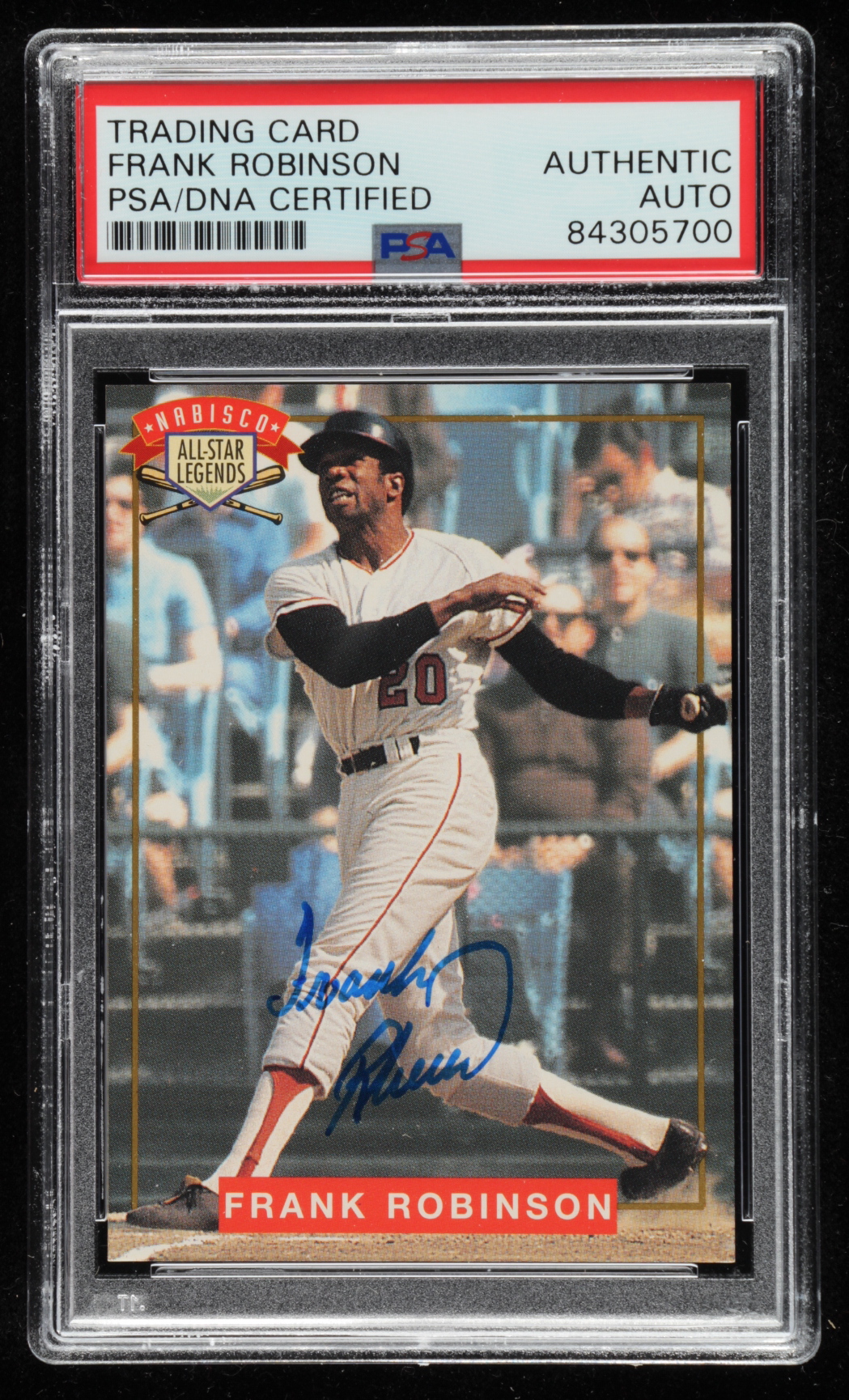 Frank Robinson Signed 1994 Nabisco All-Star Autographs #3 (PSA ...