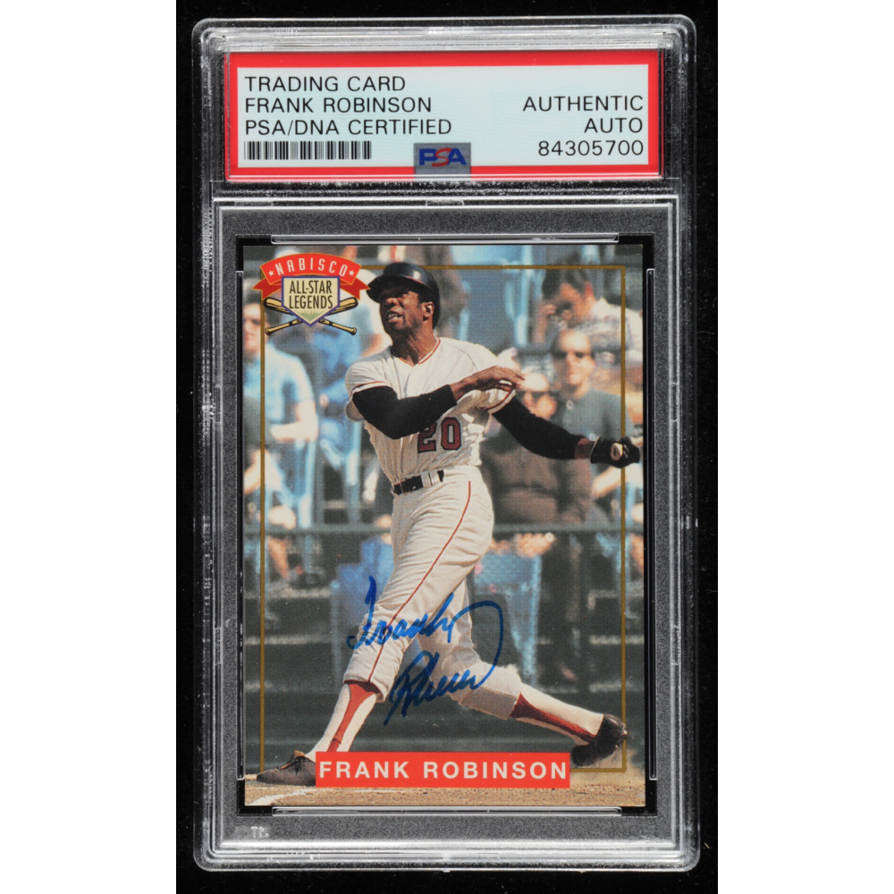 Frank Robinson Signed 1994 Nabisco All-Star Autographs #3 (PSA ...