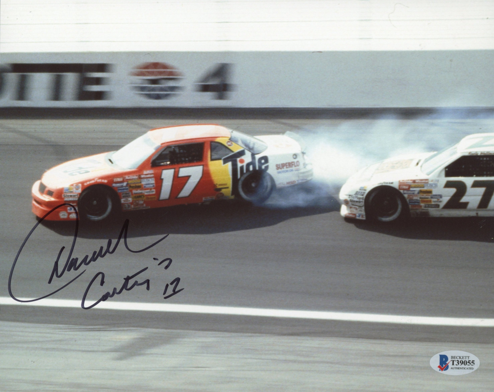 Darrell Waltrip Signed NASCAR 8x10 Photo with Inscription (Beckett COA ...