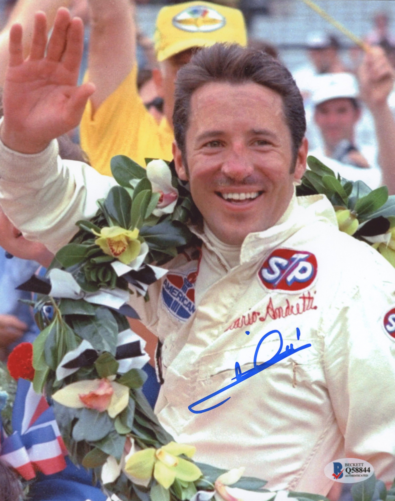 Mario Andretti Signed IndyCar 8x10 Photo (Beckett COA) | Pristine Auction