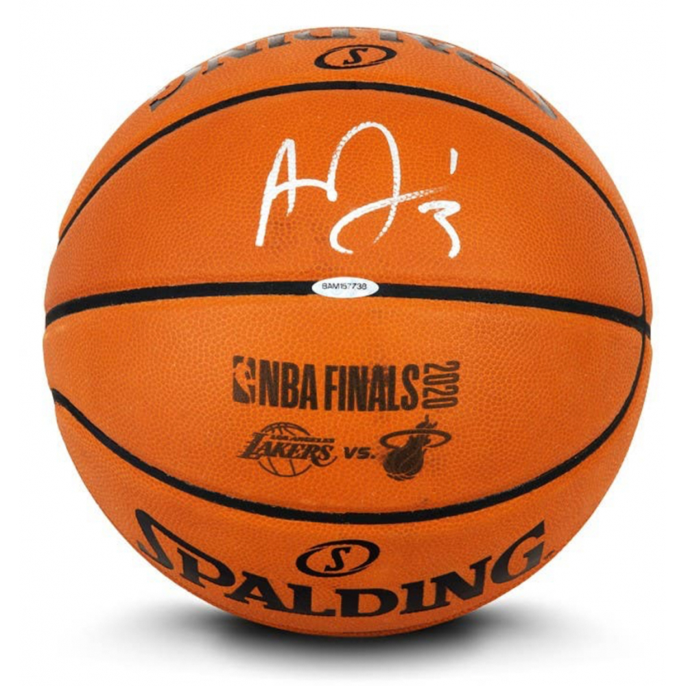 Anthony Davis Signed 2020 NBA Finals Logo Basketball (UDA) | Pristine ...