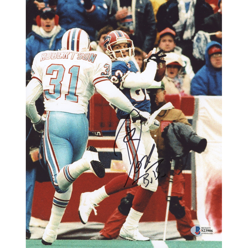 Don Beebe Signed Bills 8x10 Photo Inscribed "Bills" (Beckett COA ...