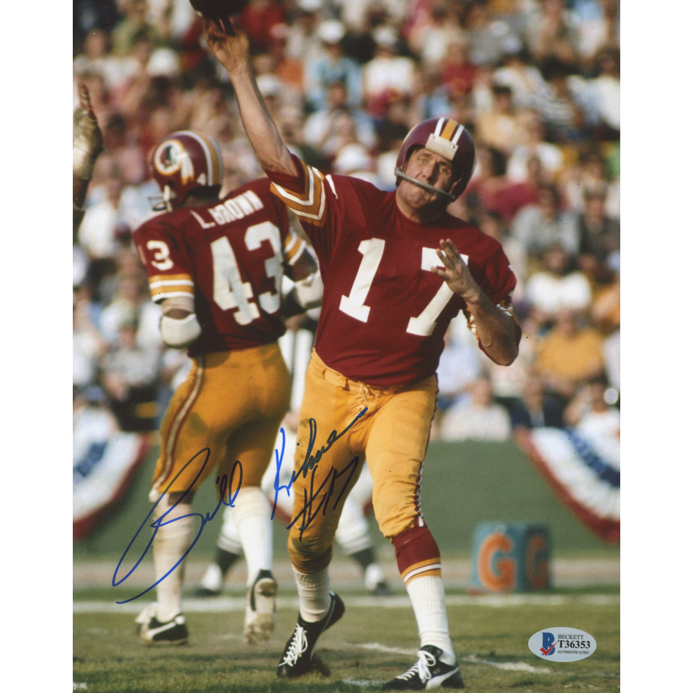 Billy Kilmer Signed Redskins 8x10 Photo (Beckett COA) | Pristine Auction