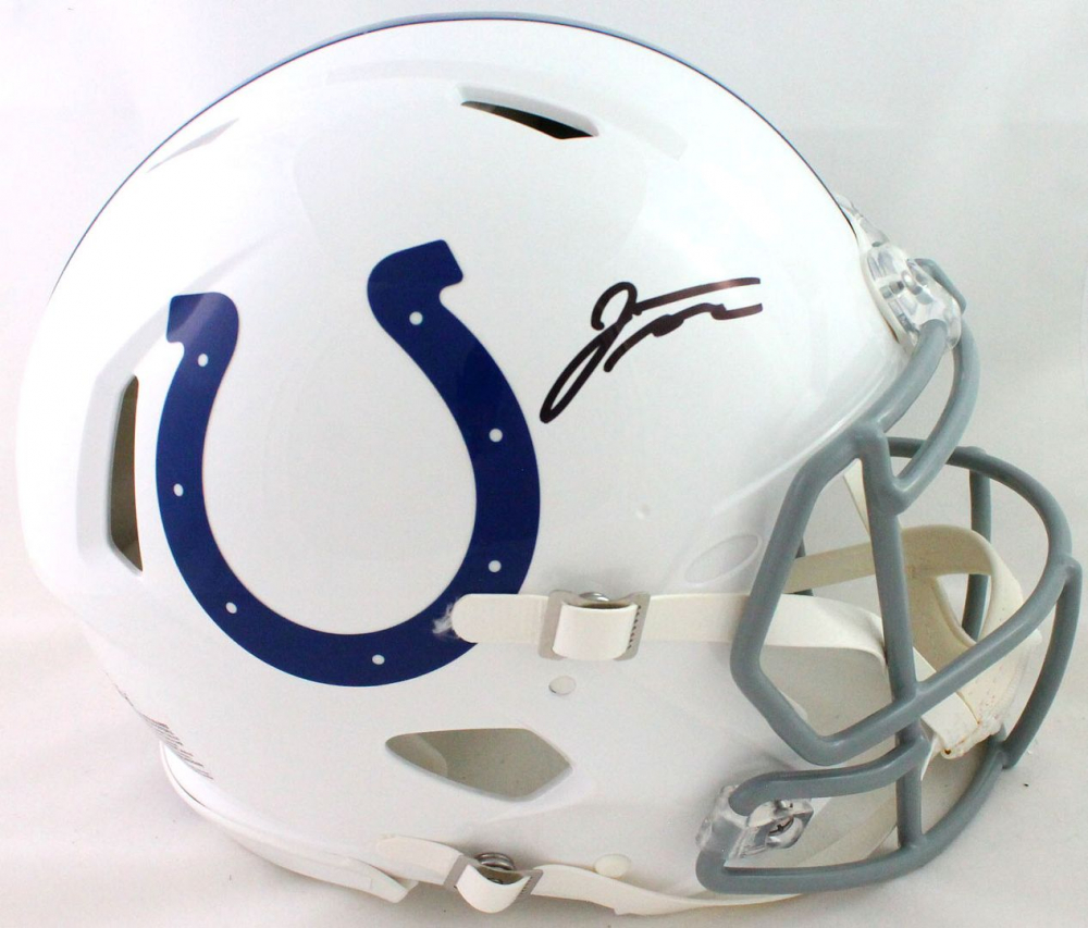 Jonathan Taylor Signed Colts Full-Size Authentic On-Field Speed Helmet ...