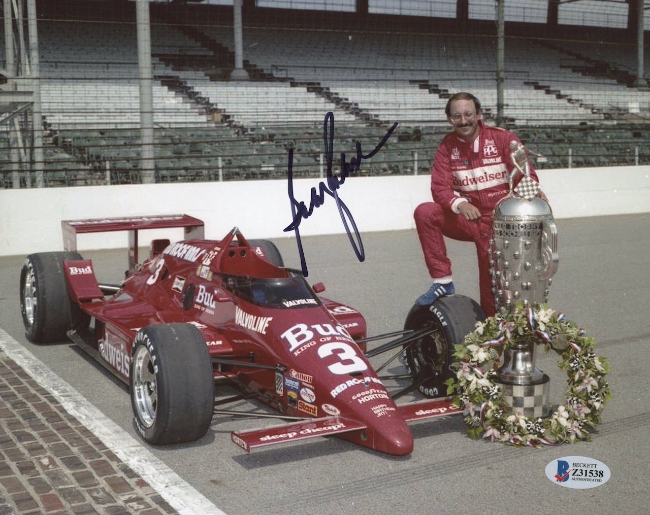 Bobby Rahal Signed 8x10 Photo (Beckett COA) | Pristine Auction