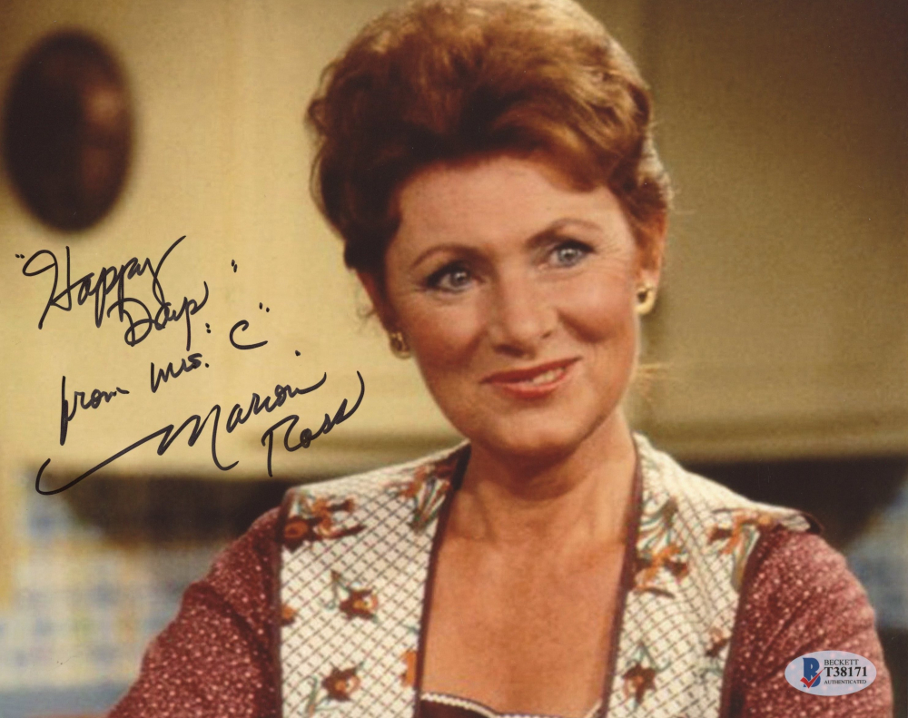Marion Ross Signed "Happy Days" 8x10 Photo Inscribed "From Mrs. C ...