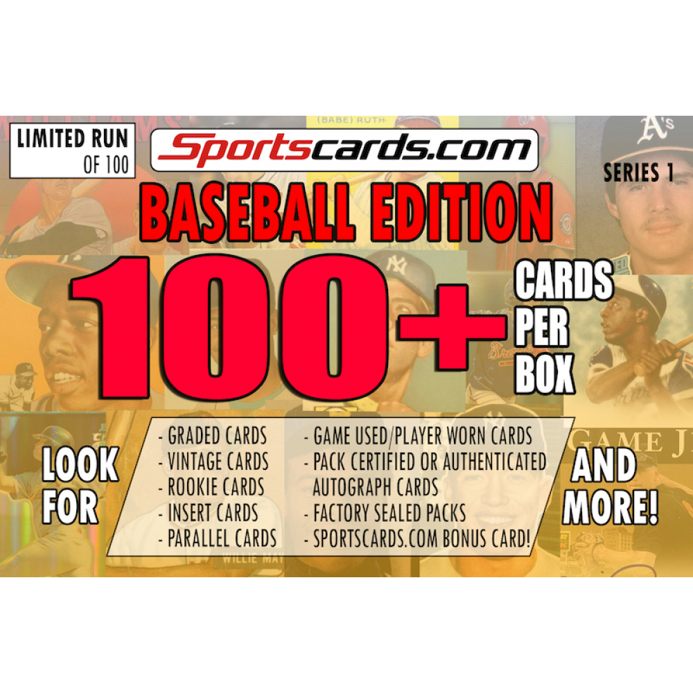 “BASEBALL MYSTERY BOX” 100 + CARDS PER BOX ! – SERIES 1 | Pristine Auction
