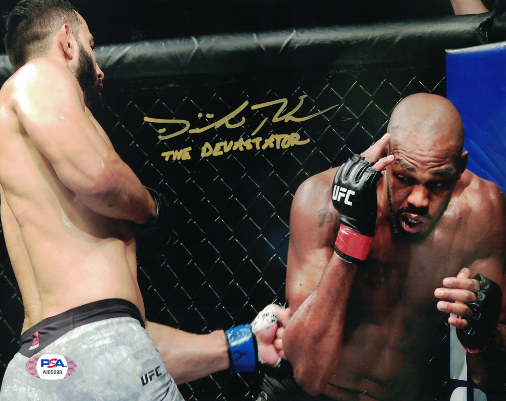 Dominick Reyes Signed UFC 8x10 Photo Inscribed "The Devastator" (PSA ...