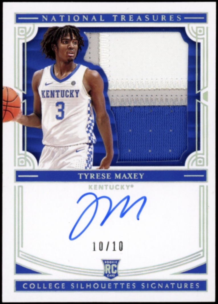 Tyrese Maxey 2020-21 Panini National Treasures Collegiate College ...