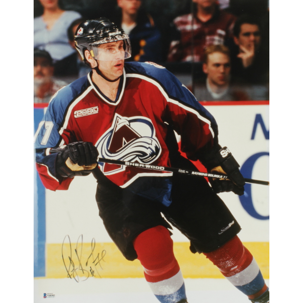 Ray Bourque Signed Avalanche 16x20 Photo (Beckett COA) | Pristine Auction