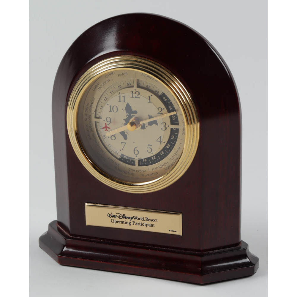 Walt Disney World Cast Member Clock with Animated Airplane Movement ...