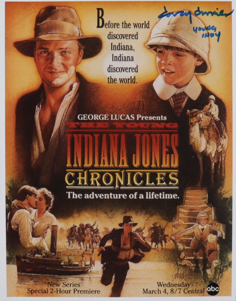 Corey Carrier Signed "Indiana Jones" 11x14 Photo Inscribed "Indy ...