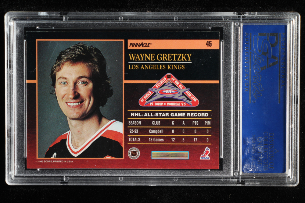 Wayne Gretzky 1993-94 Pinnacle All-Stars #45 (PSA 10) | Pristine Auction Wayne Gretzky 1993-94 Pinnacle All-Stars #45 (PSA 10) | Pristine Auction