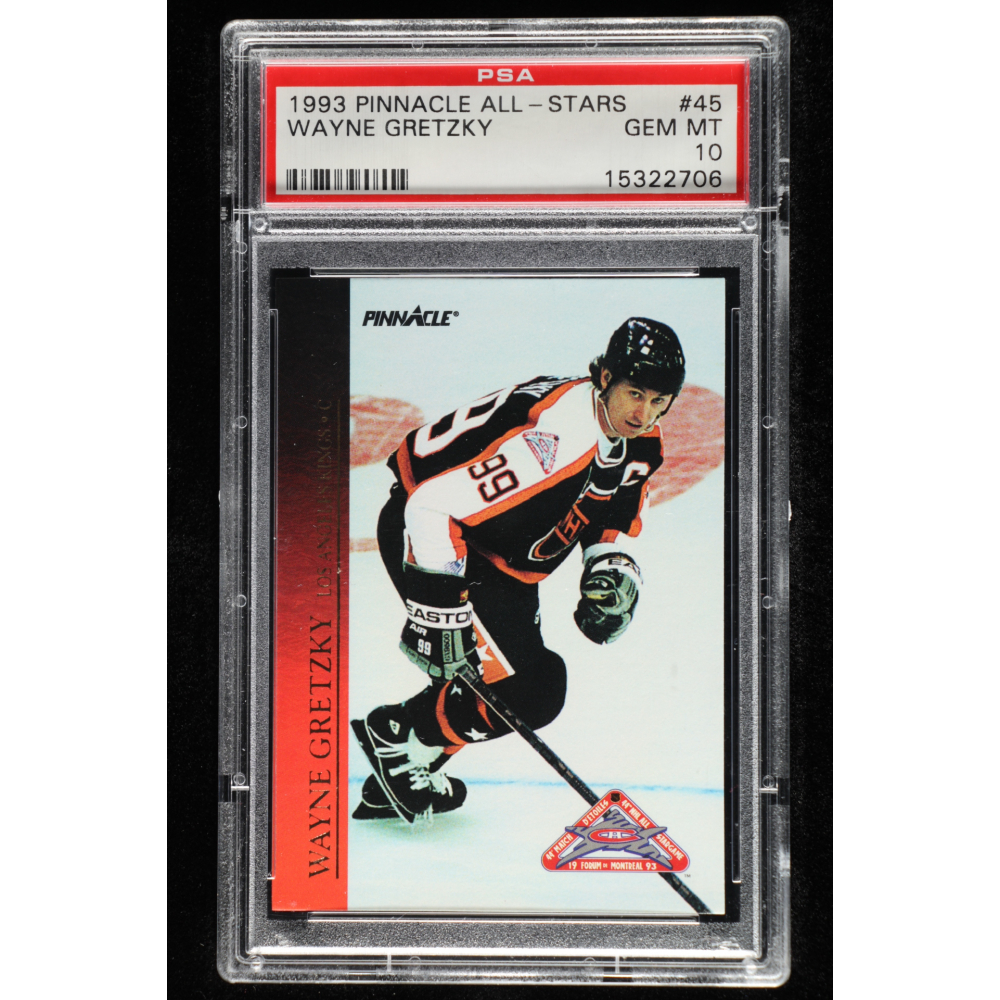 Wayne Gretzky 1993-94 Pinnacle All-Stars #45 (PSA 10) | Pristine Auction Wayne Gretzky 1993-94 Pinnacle All-Stars #45 (PSA 10) | Pristine Auction