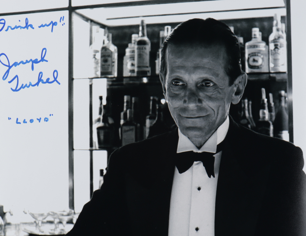 Joe Turkel Signed "The Shining" 11x14 Photo Inscribed "Lloyd" & "Drink ...
